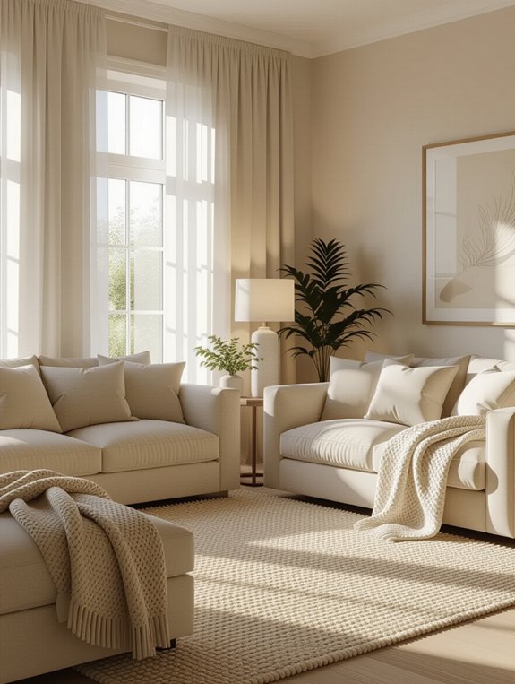 18 Neutral Living Room Ideas for a Calm and Cozy Space - Dream Life Decor