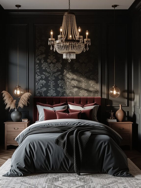 19 Moody Bedroom Inspirations for a Dramatic Look - Dream Life Decor